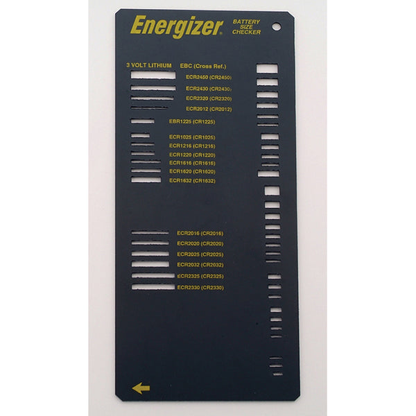 Battery Size Gauge - BAT SIZER - Jules Borel & Co.